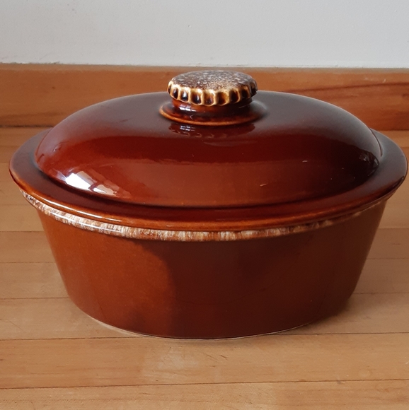Hull | Kitchen | Vintage Hull Oven Proof Brown Glazed Large Oval ...